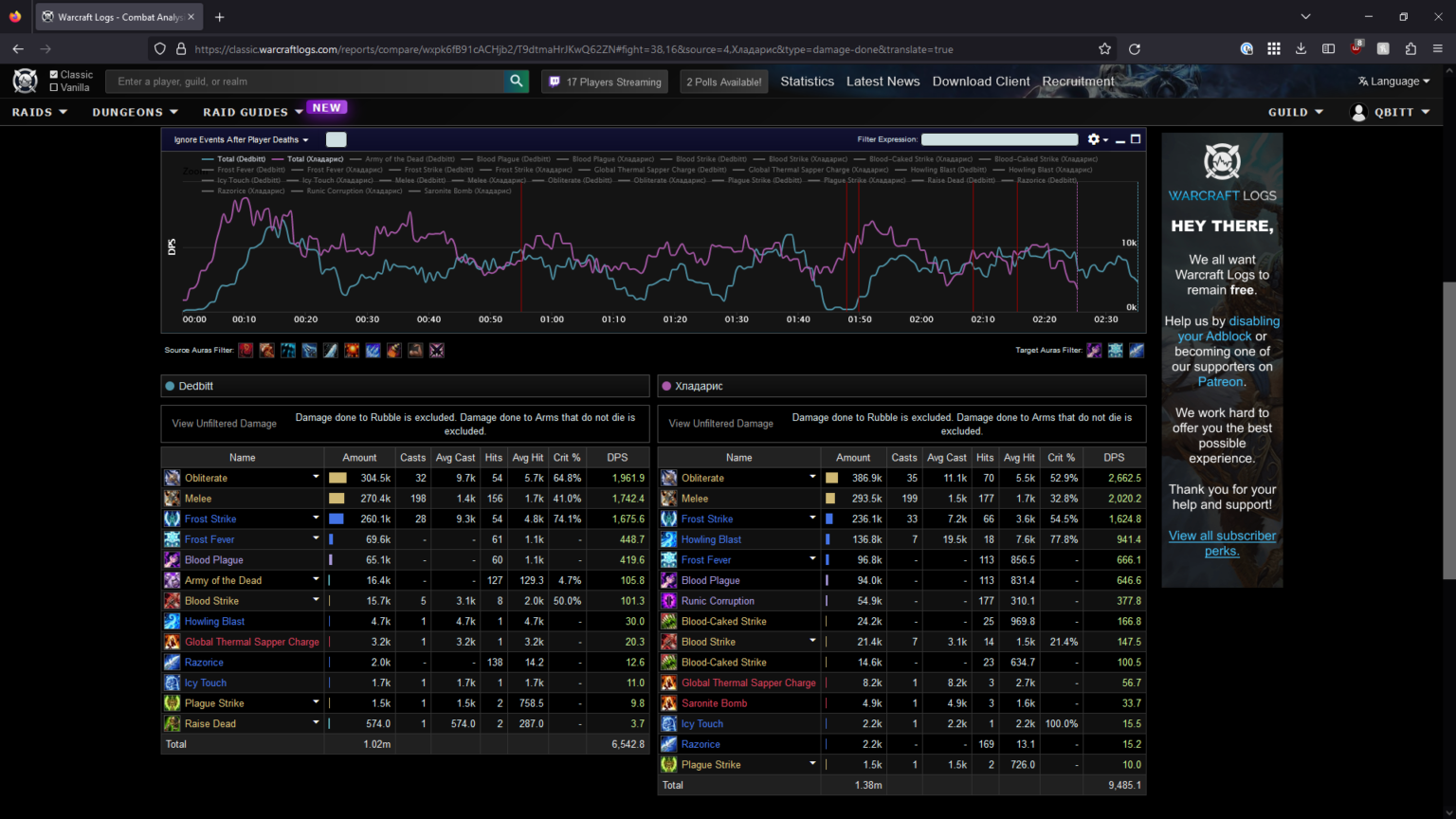 Warcraft Logs Tutorial - Bitt's Guides - WotLK Classic