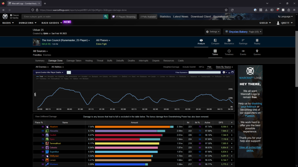 Warcraft Logs Tutorial - Bitt's Guides - WotLK Classic
