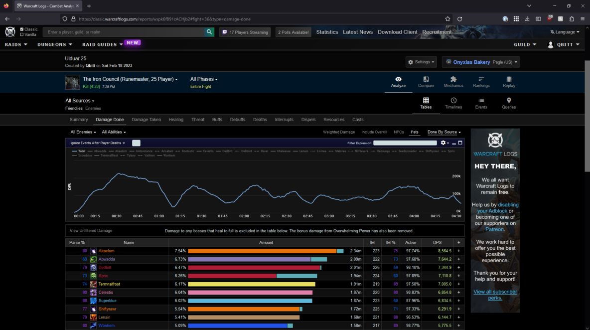 Warcraft Logs Tutorial - Bitt's Guides - WotLK Classic